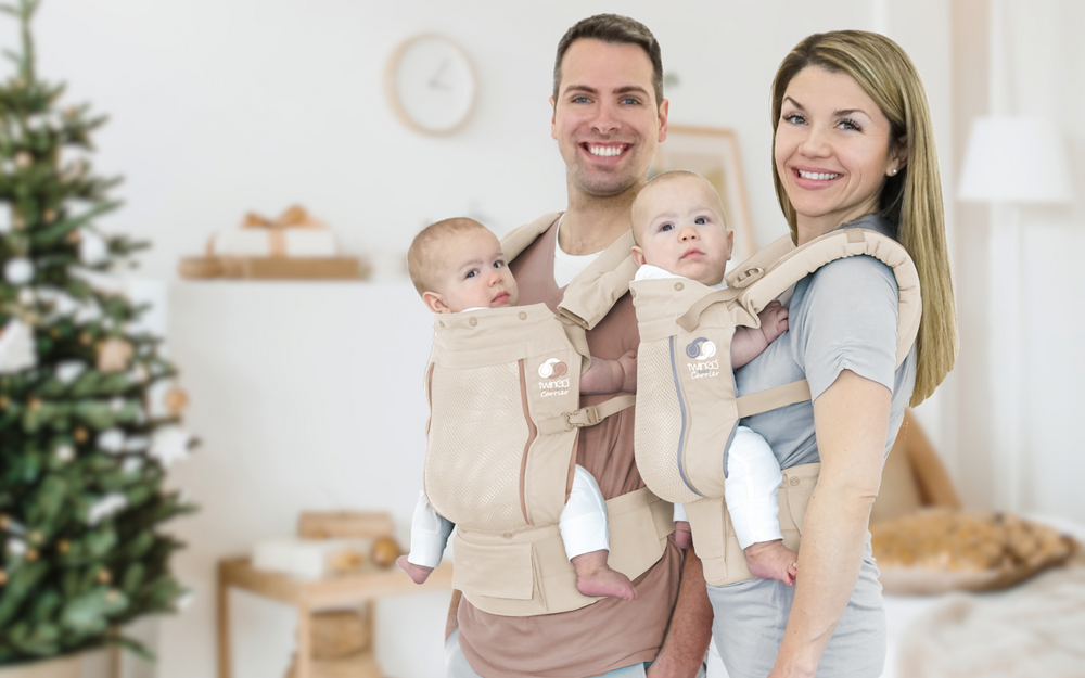 TwinGo | Baby Carrier for Twins | Breastfeeding Pillow for Twins