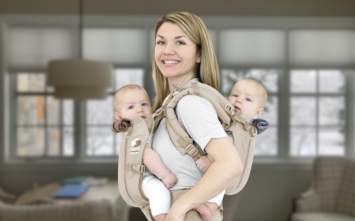 TwinGo | Baby Carrier for Twins | Breastfeeding Pillow for Twins