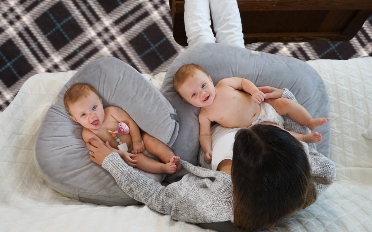 TwinGo | Baby Carrier for Twins | Breastfeeding Pillow for Twins